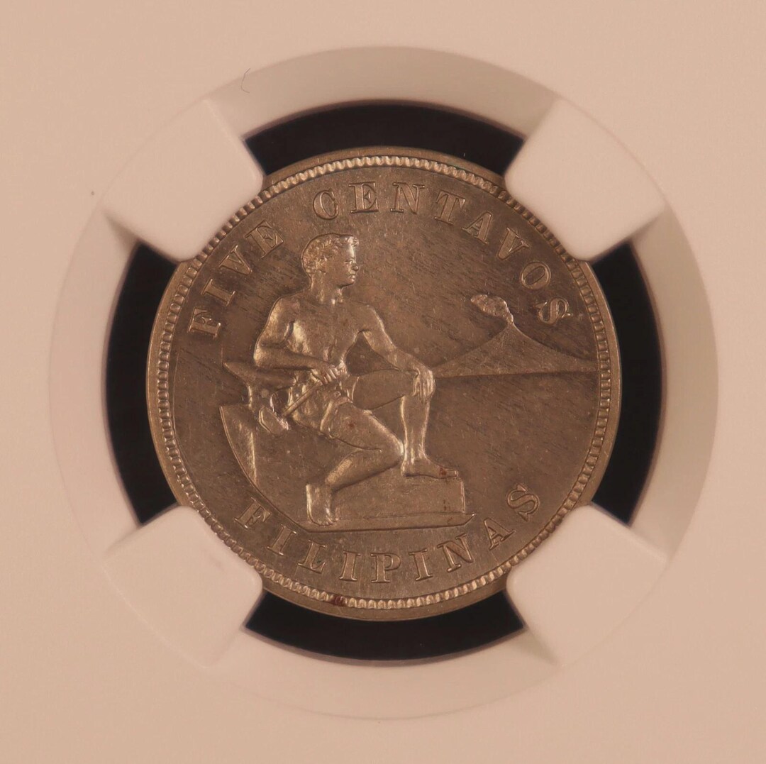1904 U.S. Philippines "proof" Five Centavos Coin - NGC PF63! Very Rare ...