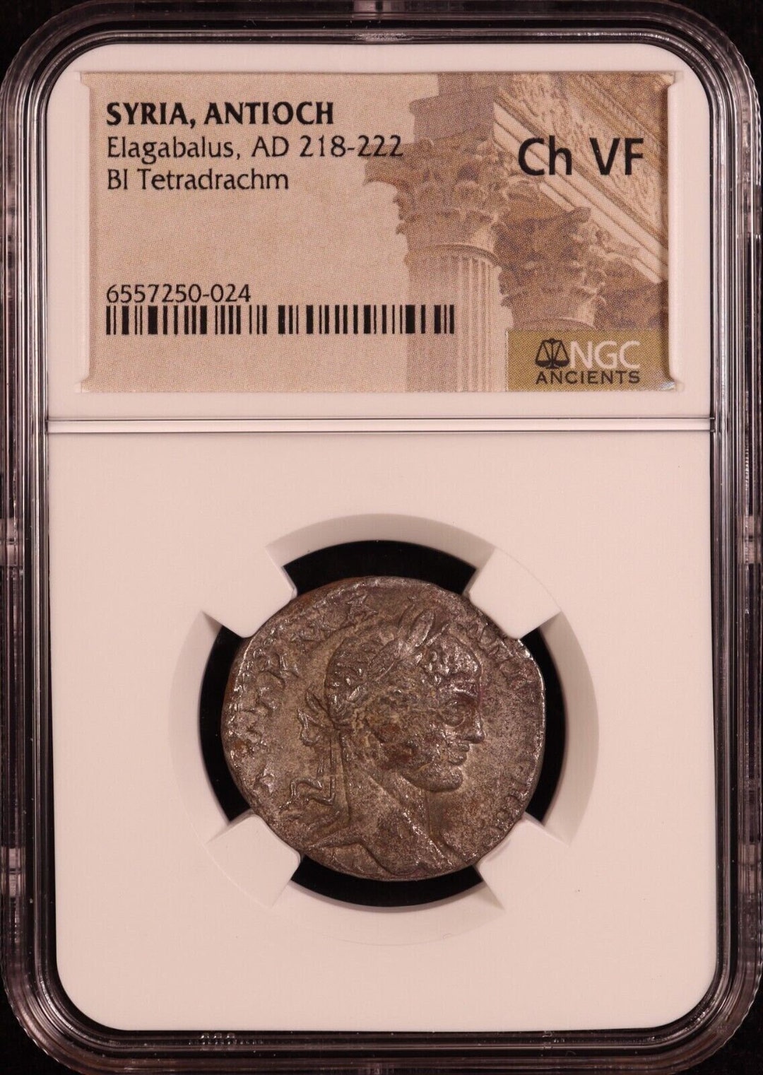 Ancient Roman Empire Syria, Antioch Elagabalus BI Tetradrachm (218-222 ...