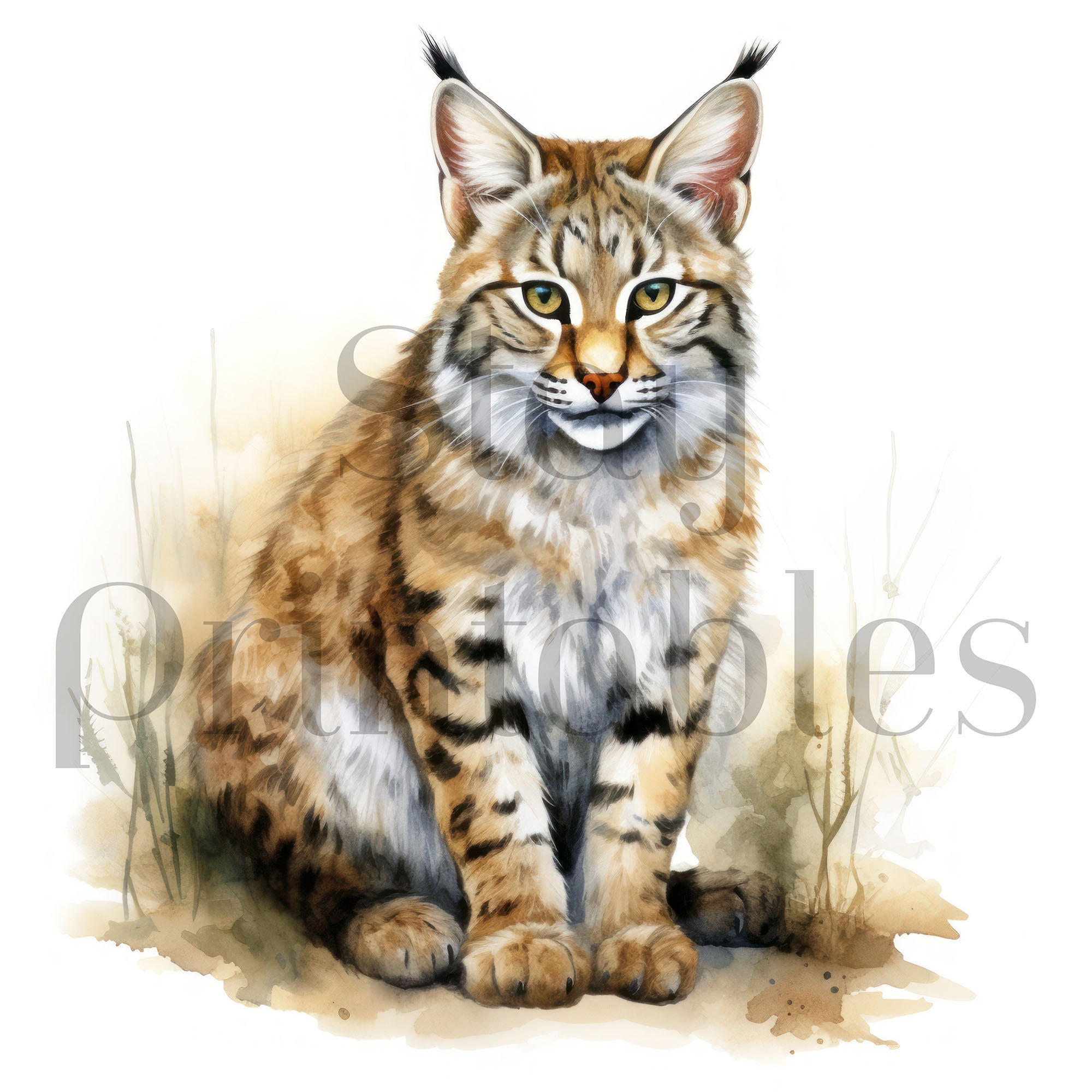 Bobcat Wild Life Jungle High Quality Pngs - Best for Card Making, Clip ...
