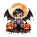 Baby Vampire Halloween Sublimation Clipart - 12 High Quality Jpgs ...