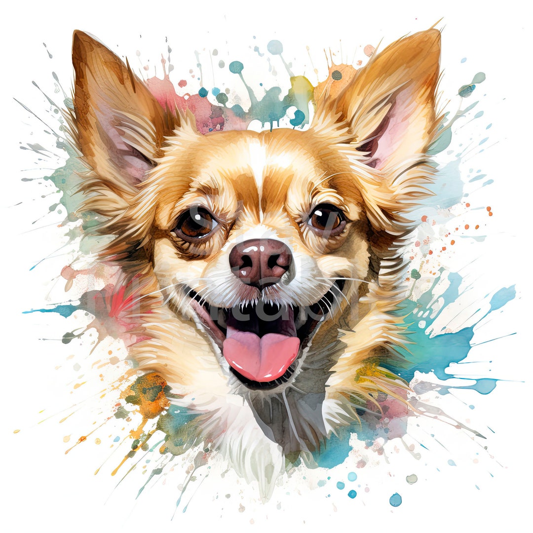 Chihuahua Pet Dog Clipart - 12 High Quality Jpgs + Bonus Files- Digital ...