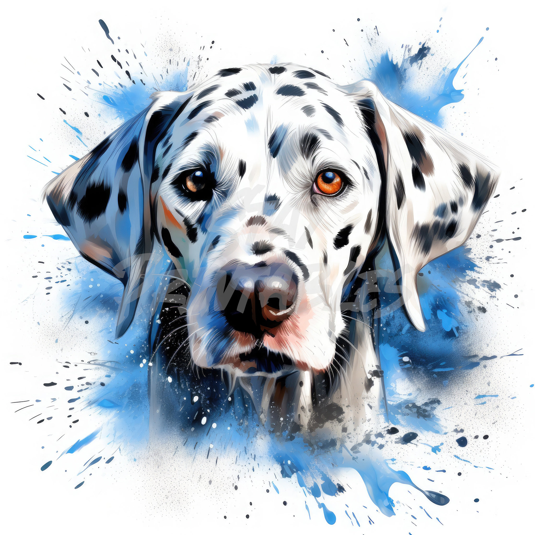 Dalmation Pet Dog Clipart - 12 High Quality Jpgs + Bonus Files- Digital ...