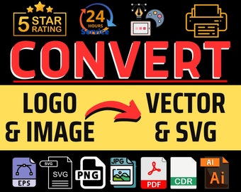 Vector Logo Conversion - Etsy