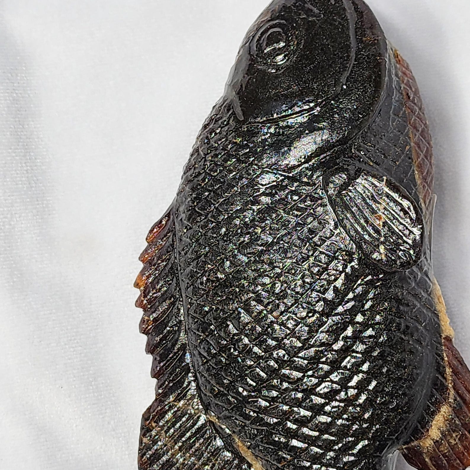 Fancy Amber Fish - Etsy