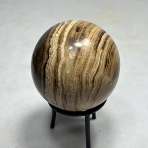Banded Aragonite Sphere - Etsy