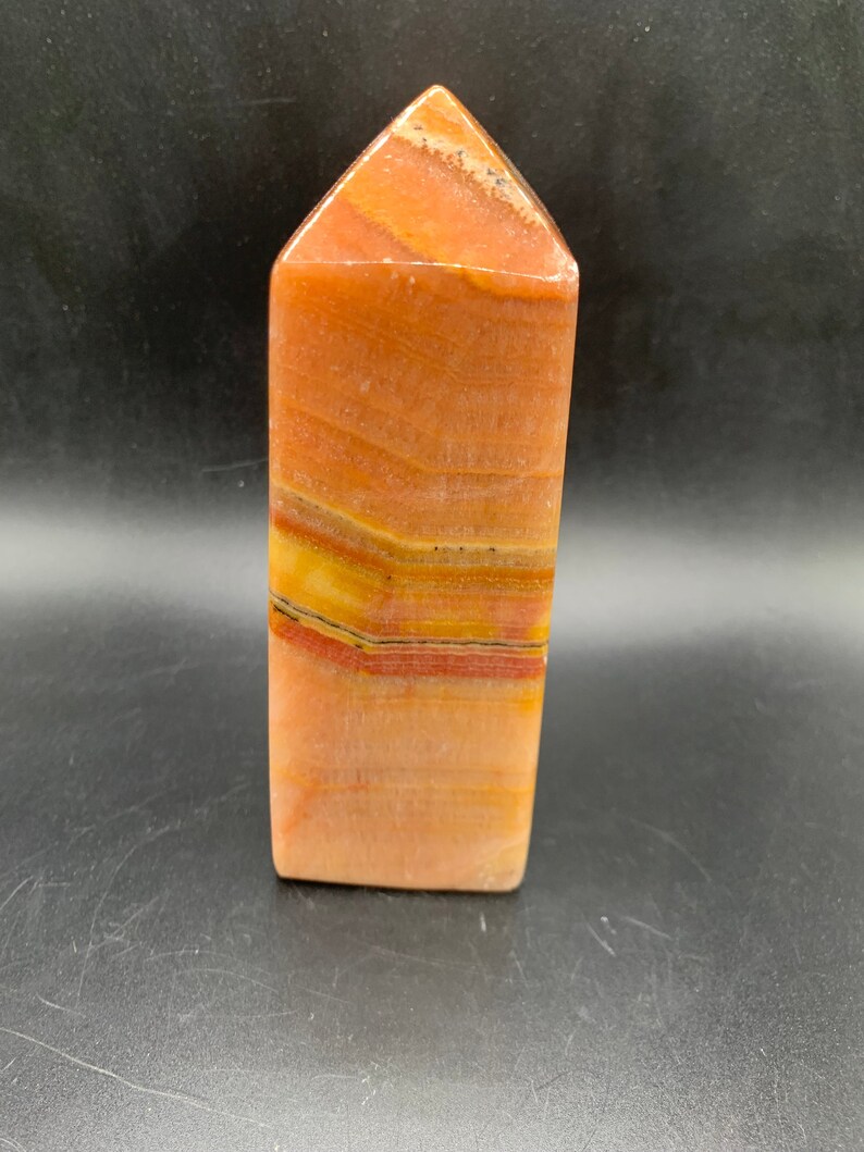 Banded Calcite Tower - Etsy
