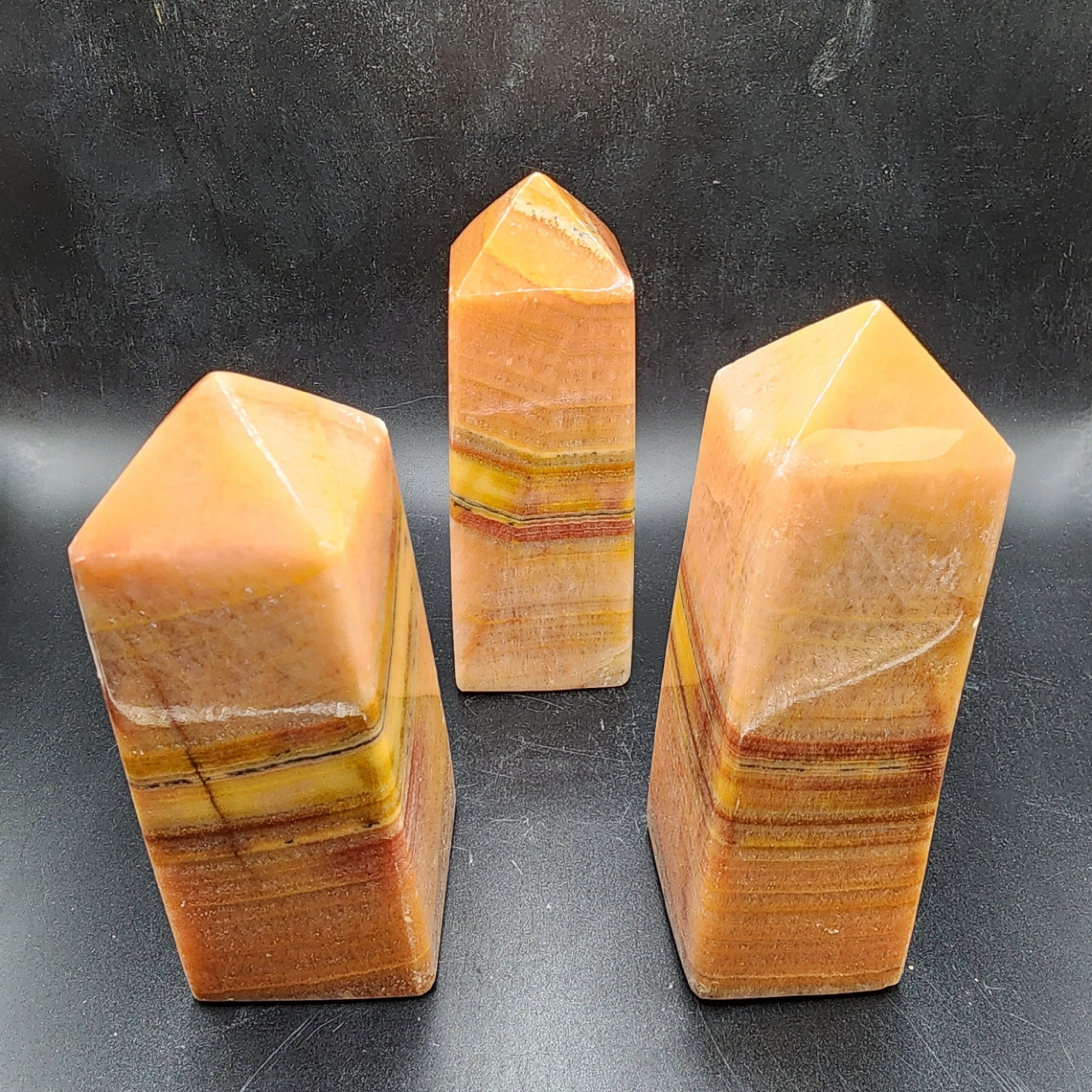 Banded Calcite Tower - Etsy