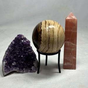 Banded Aragonite Sphere - Etsy