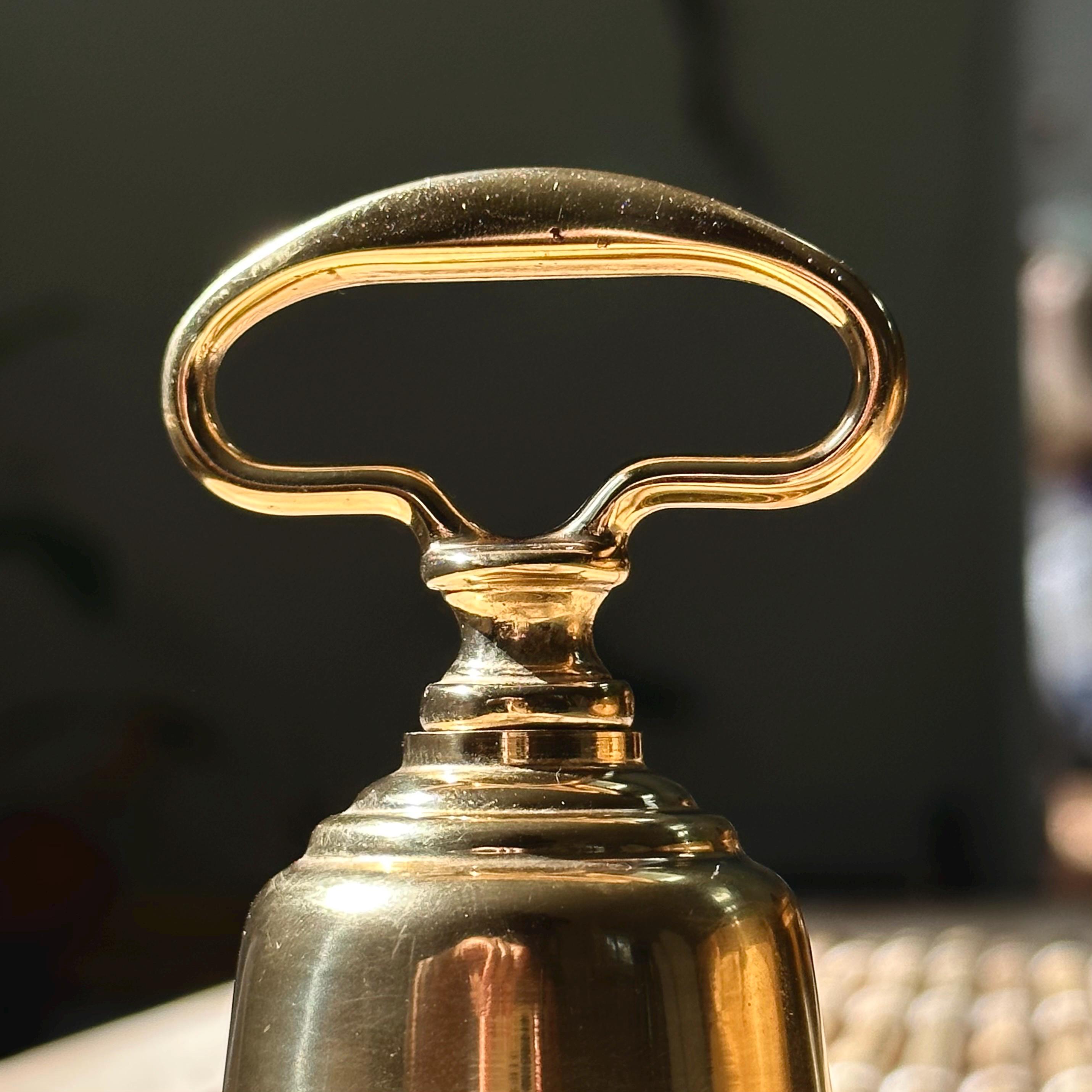 Vintage Brass Bell | Gold Home Accent - Etsy
