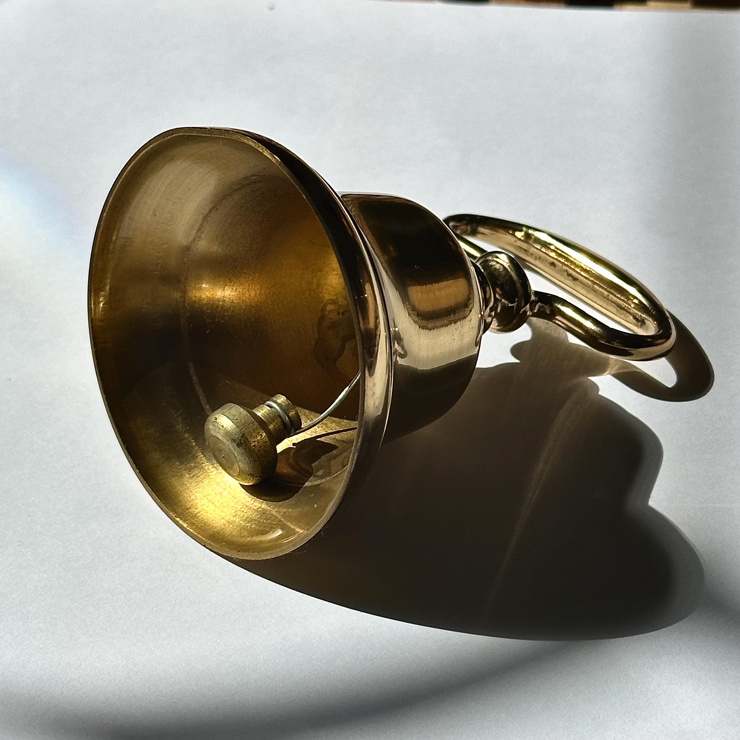 Vintage Brass Bell | Gold Home Accent - Etsy