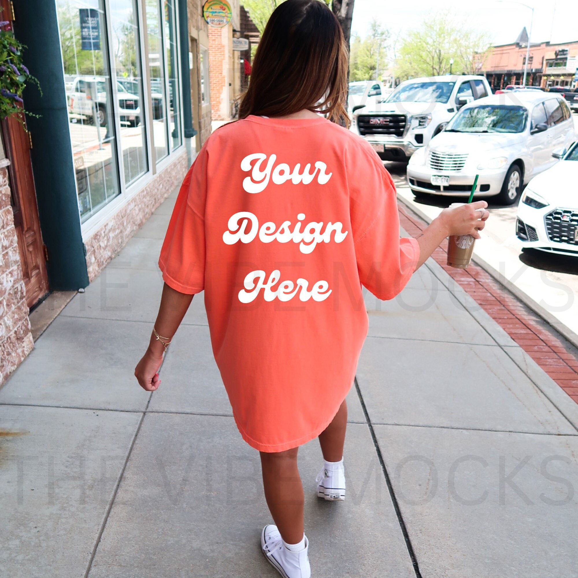 Comfort Colors Neon Red Orange