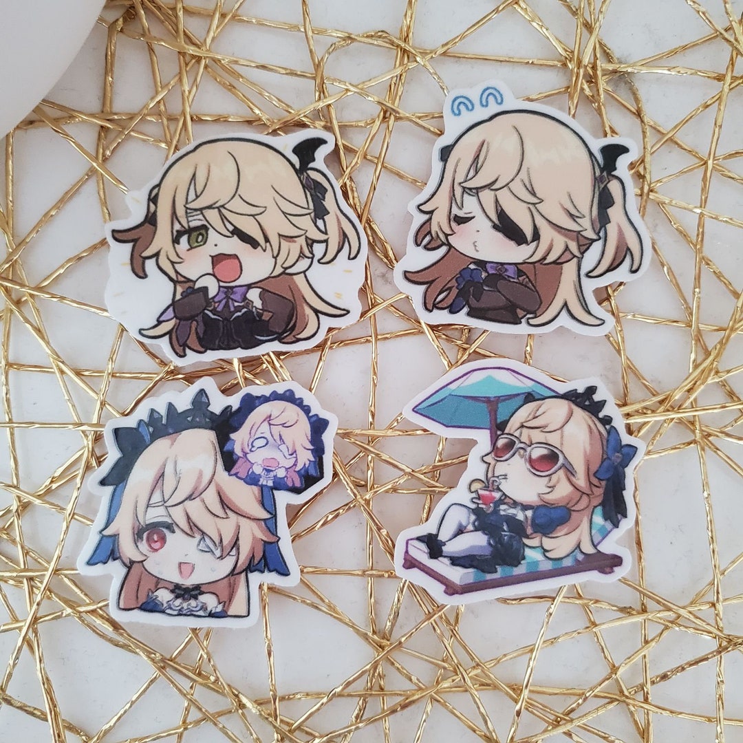 Genshin Impact Stickers Fischl - Etsy