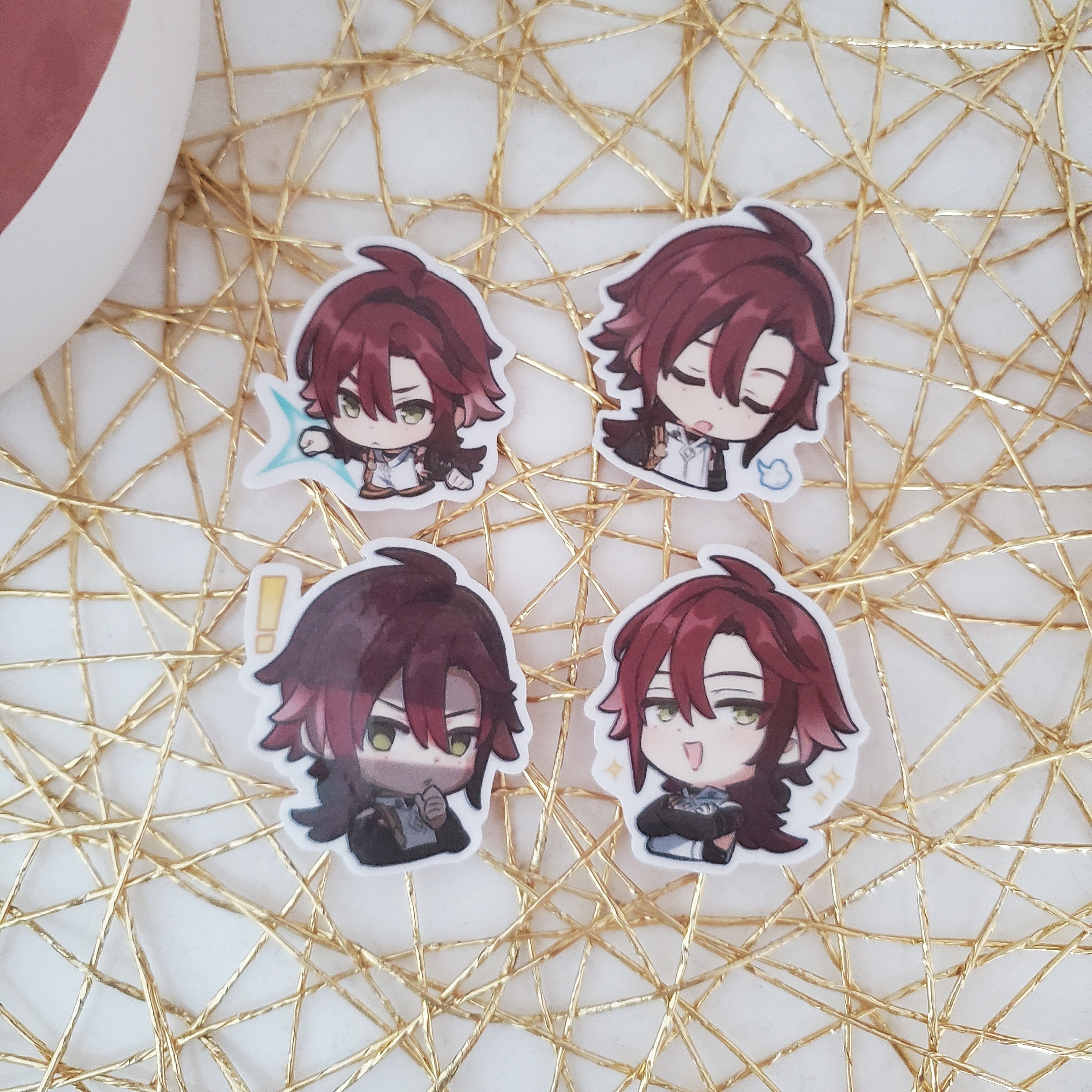 Genshin Impact Stickers Heizou - Etsy