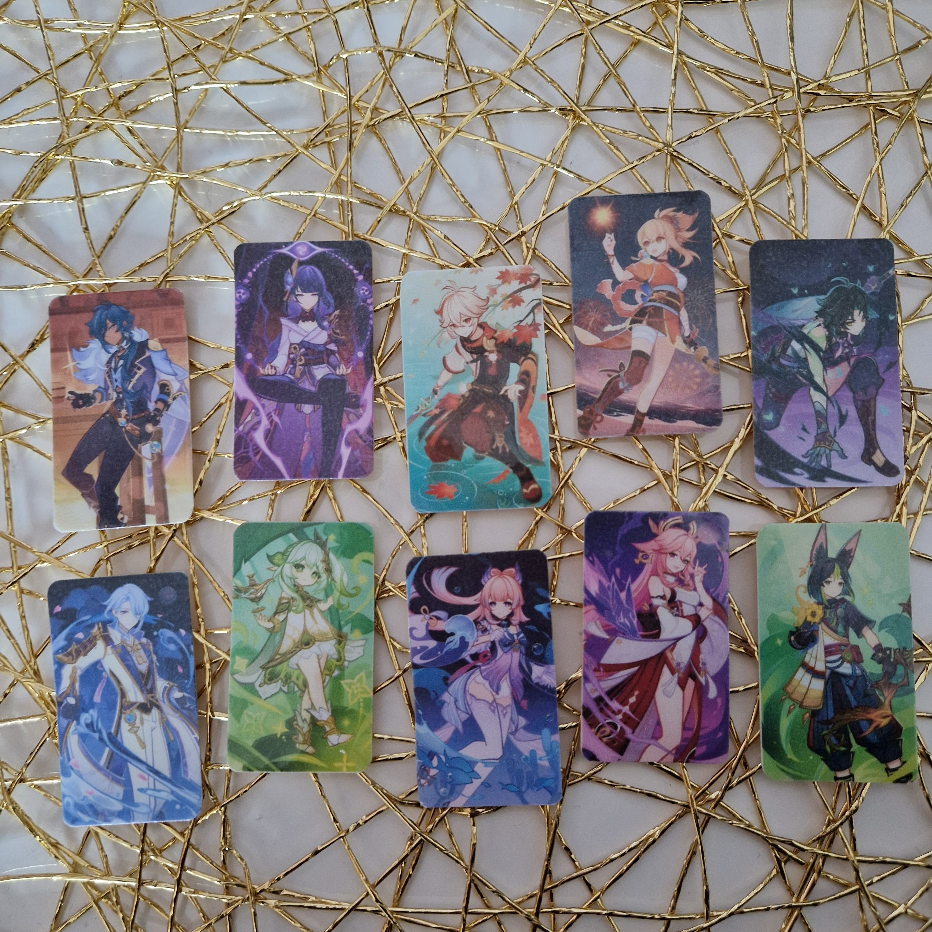 Genshin Impact Stickers TGC Cards - Etsy