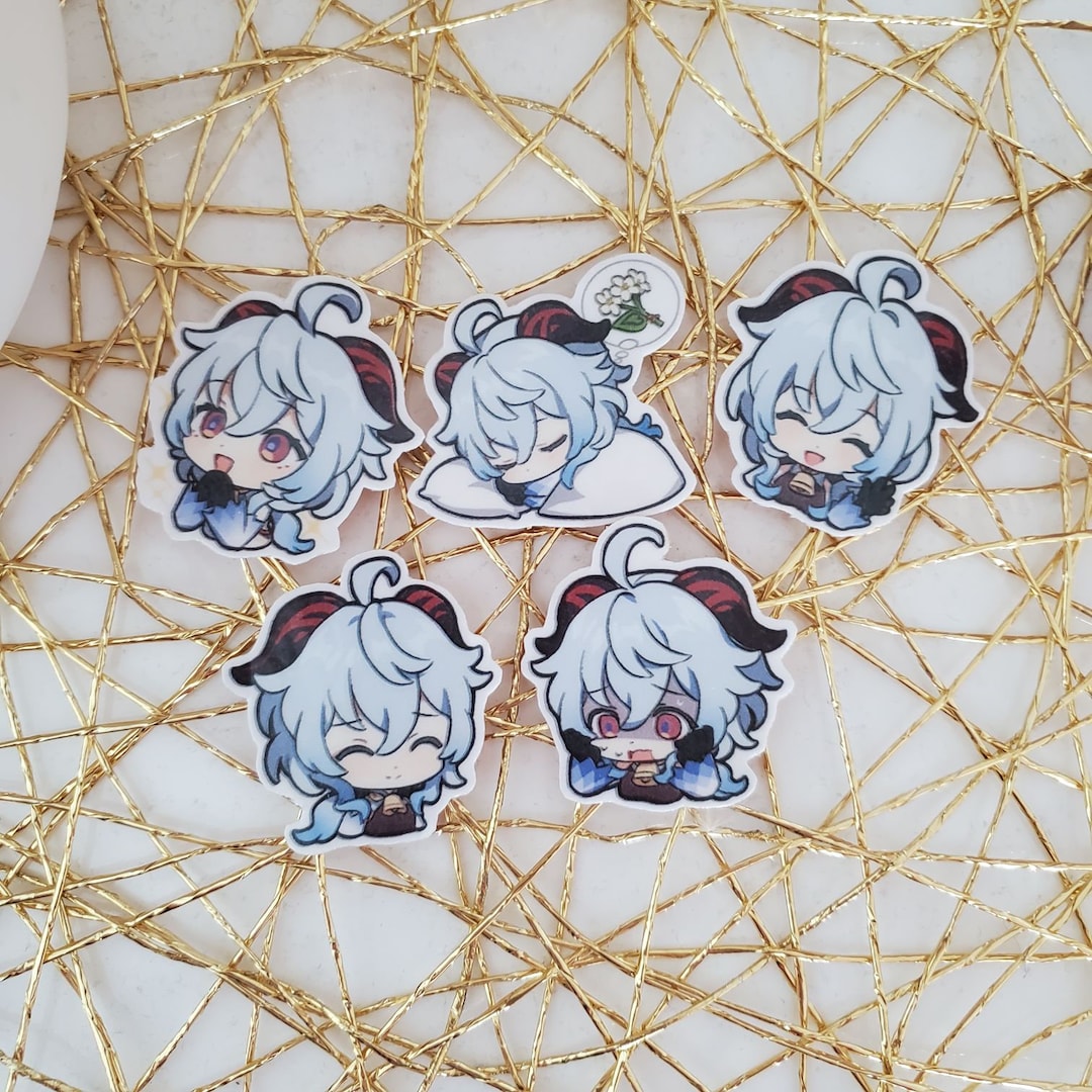 Genshin Impact Stickers Ganyu - Etsy France