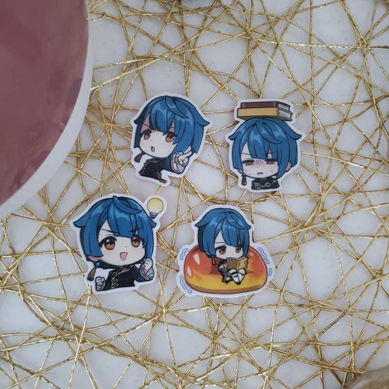 Genshin Impact Stickers Xingqiu - Etsy