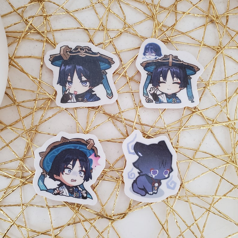 Genshin Impact Stickers Scaramouche Wanderer - Etsy