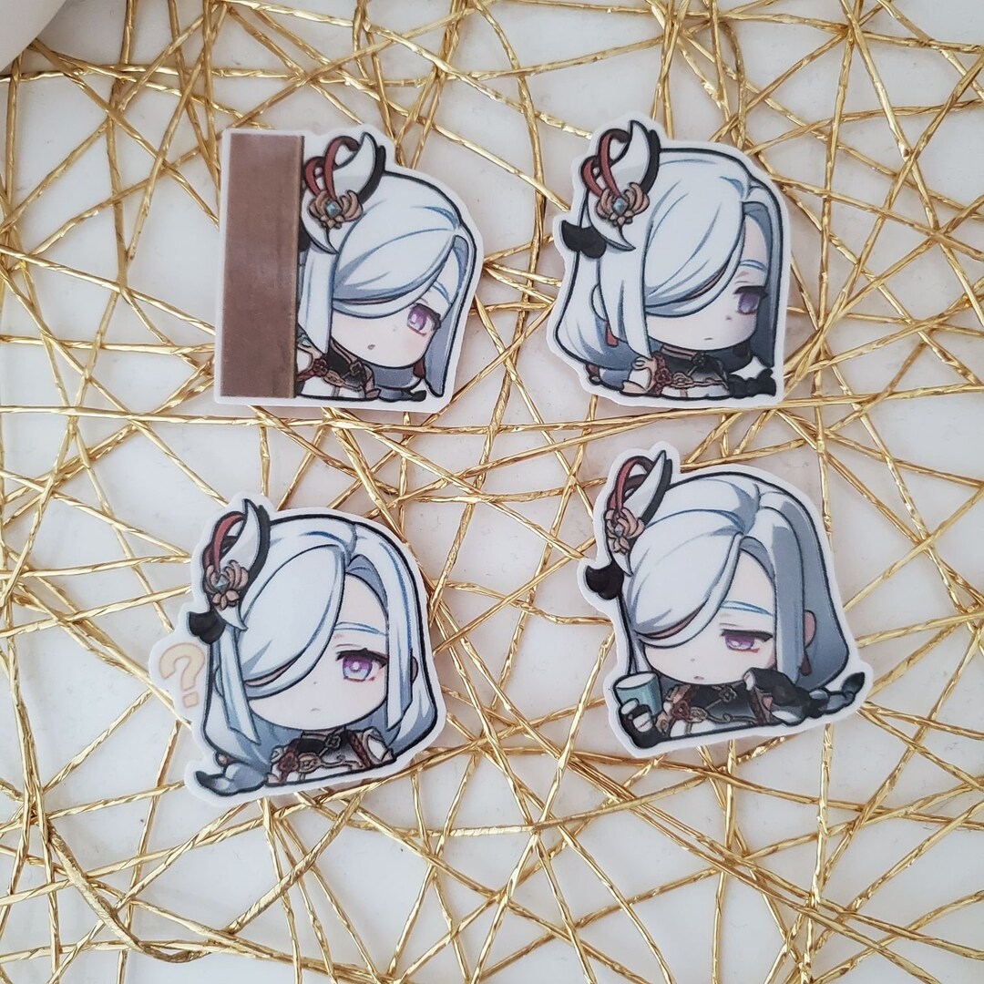 Genshin Impact Stickers Shenhe - Etsy