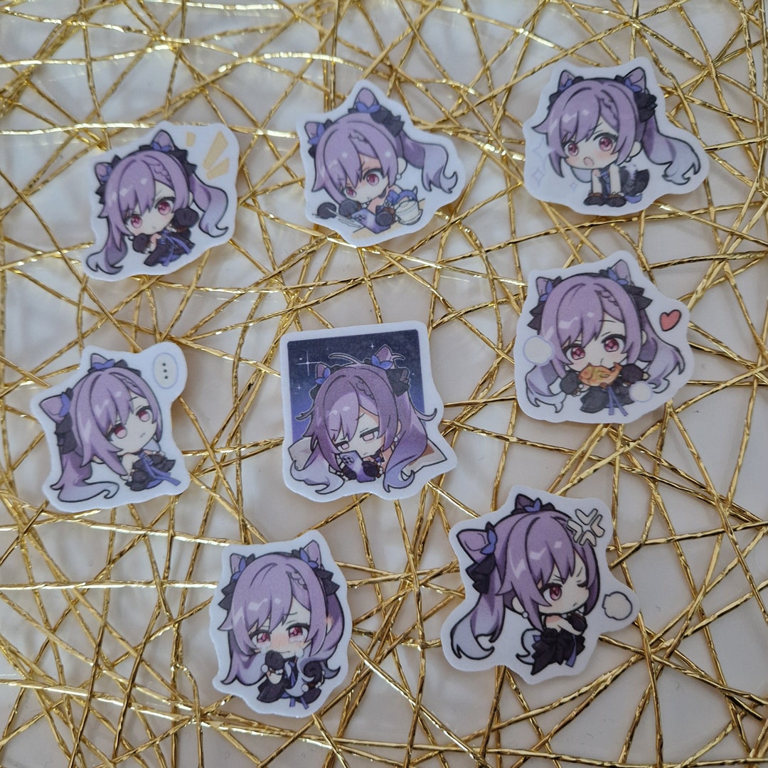 Genshin Impact Stickers Keqing One Plus Collab - Etsy