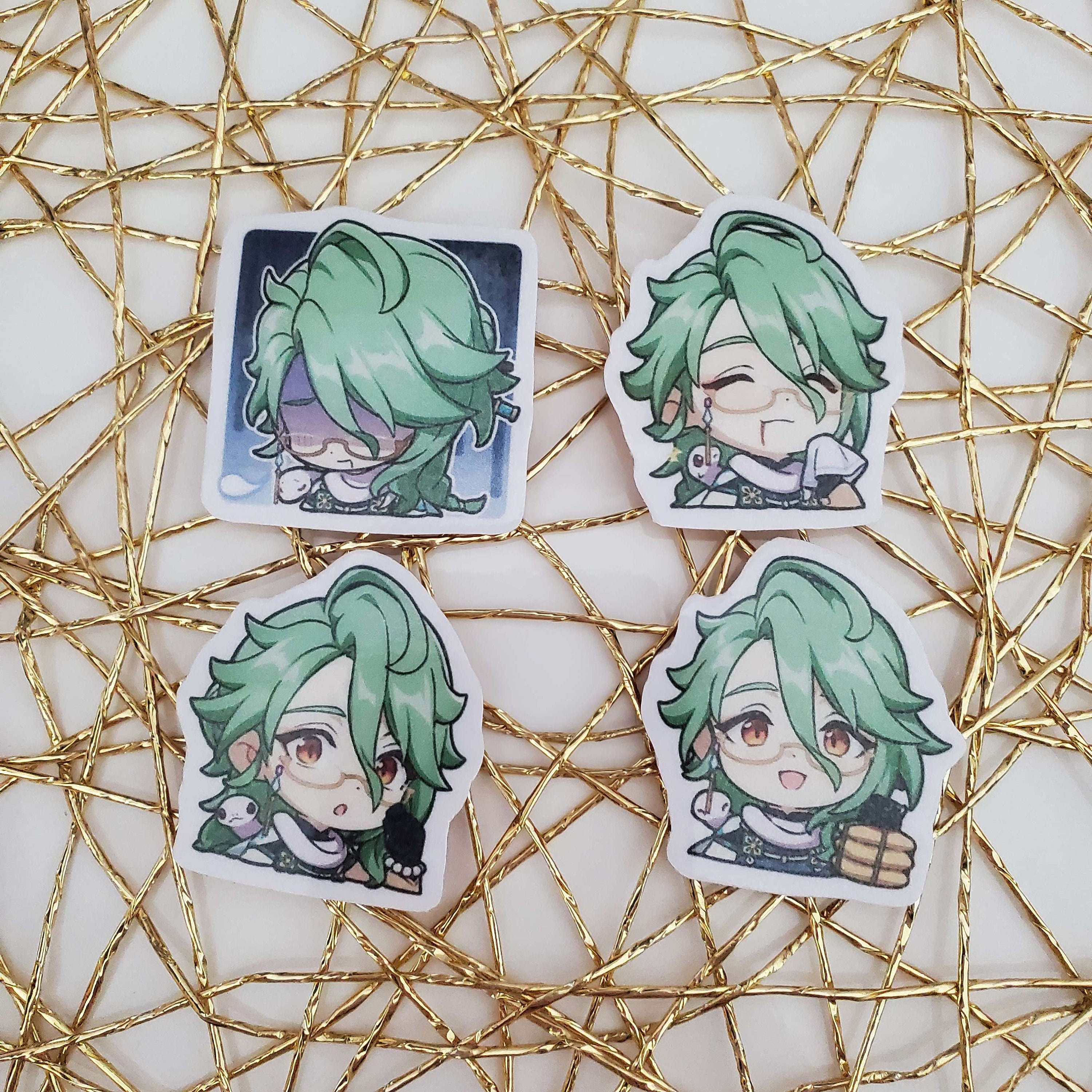 Genshin Impact Stickers Baizhu - Etsy