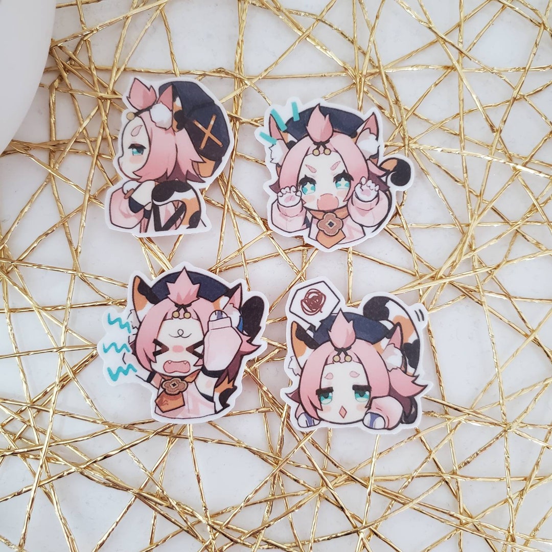 Genshin Impact Stickers Diona - Etsy