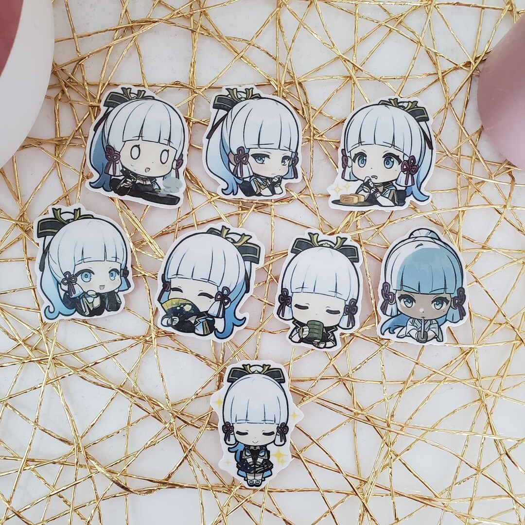 Genshin Impact Stickers Ayaka - Etsy