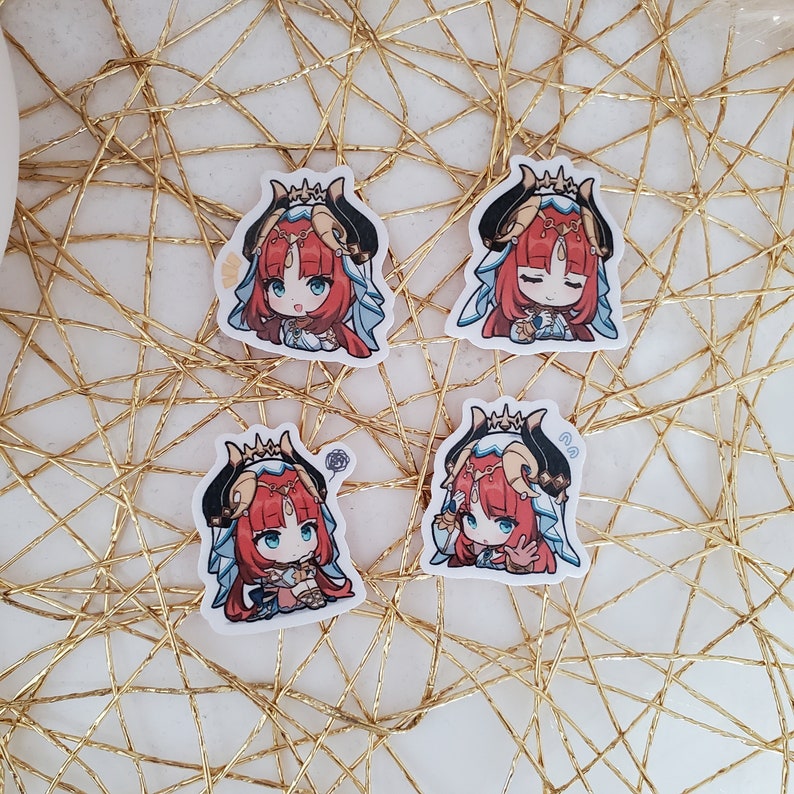 Genshin Impact Stickers Nilou - Etsy