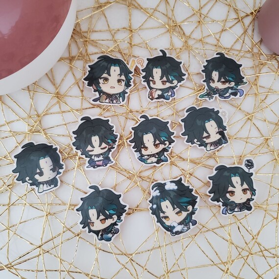 Genshin Impact Stickers Xiao - Etsy