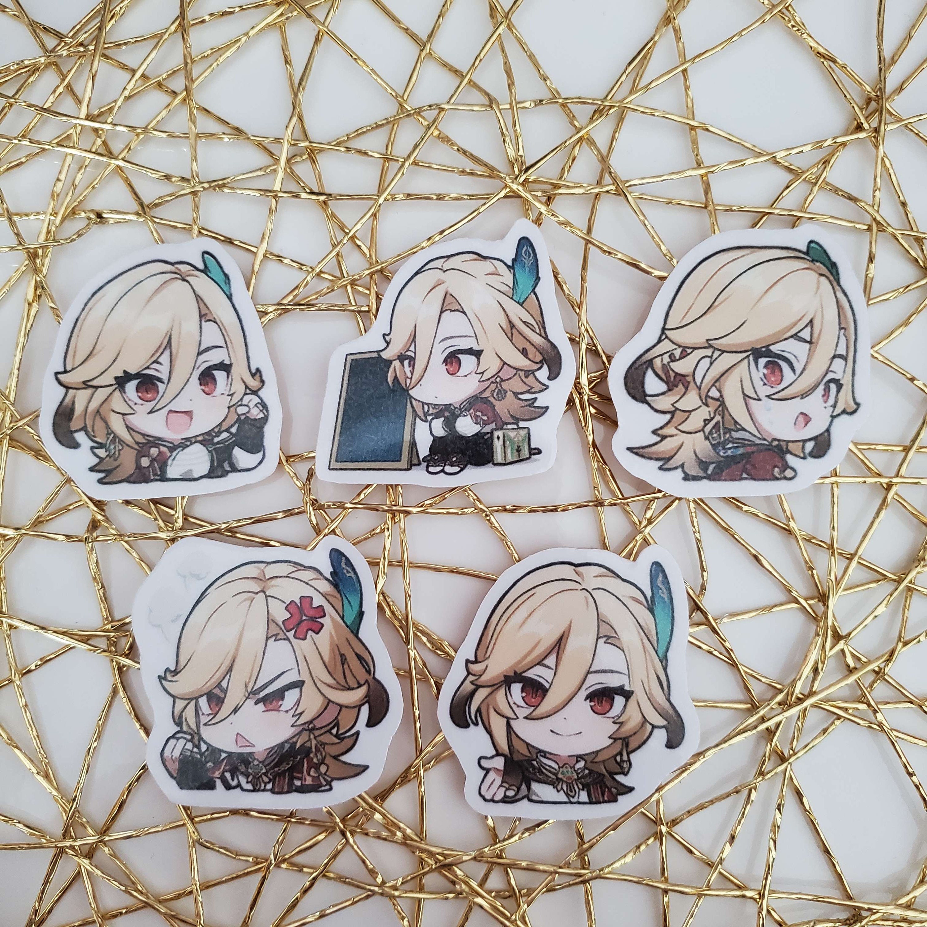 Genshin Impact Stickers Kaveh - Etsy Australia