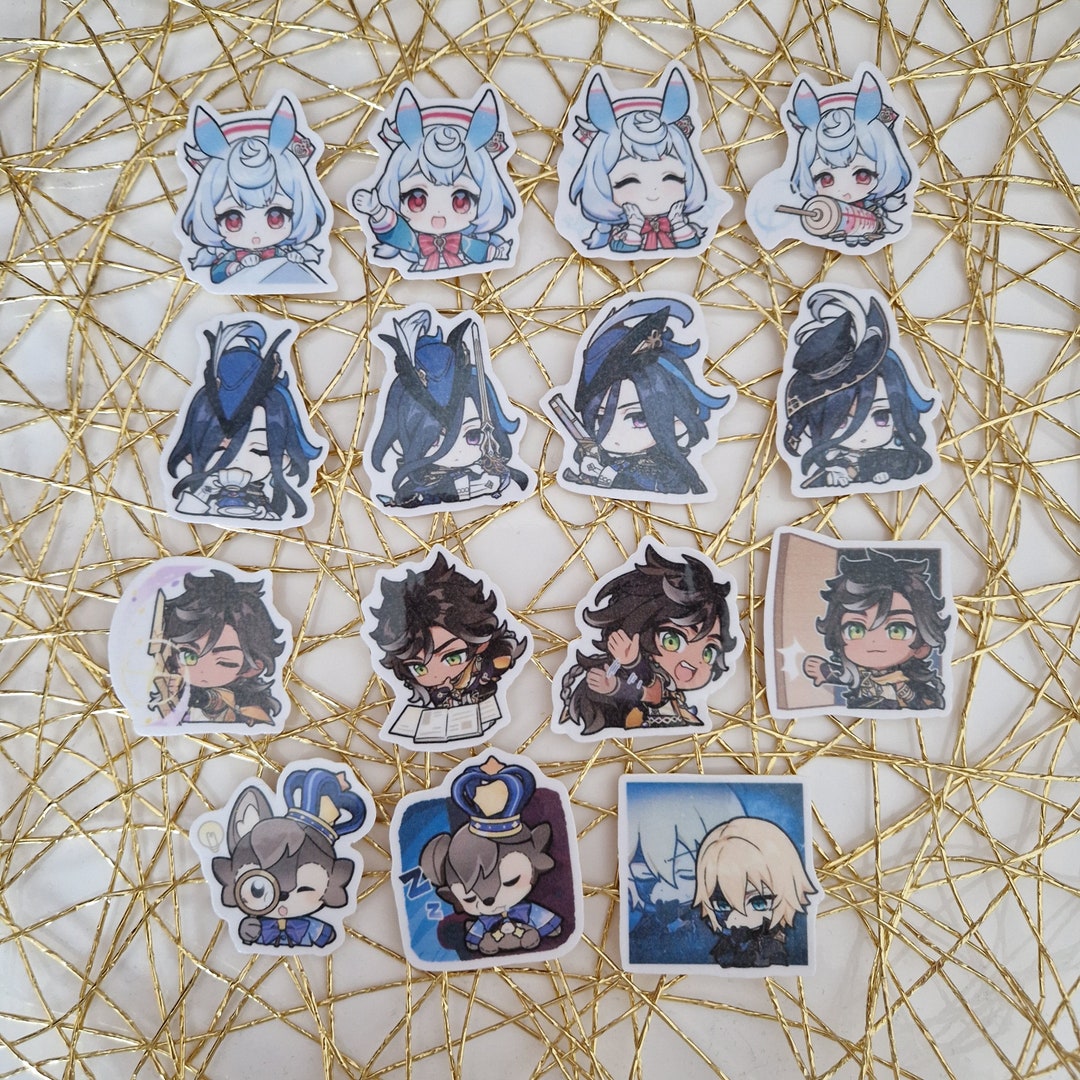 Genshin Impact Stickers Clorinde, Sigewinne & 4.7 Update - Etsy
