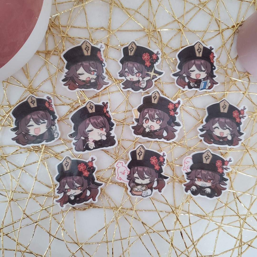 Genshin Impact Stickers Hutao - Etsy