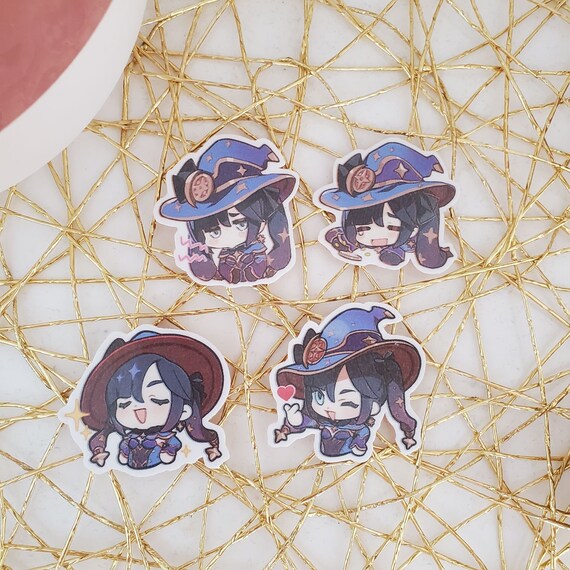 Genshin Impact Stickers Mona - Etsy