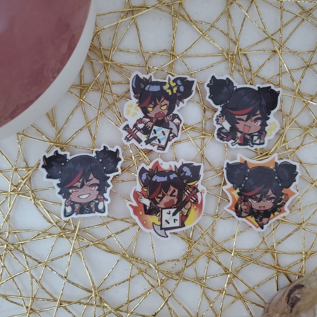 Genshin Impact Stickers Xinyan - Etsy