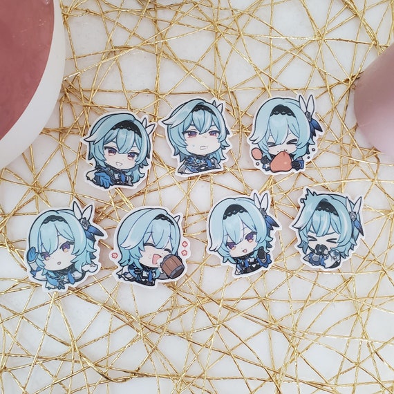 Genshin Impact Stickers Eula - Etsy