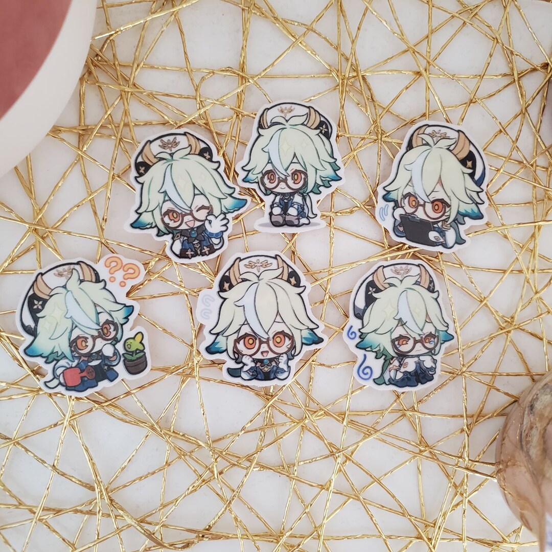 Genshin Impact Stickers Sucrose - Etsy