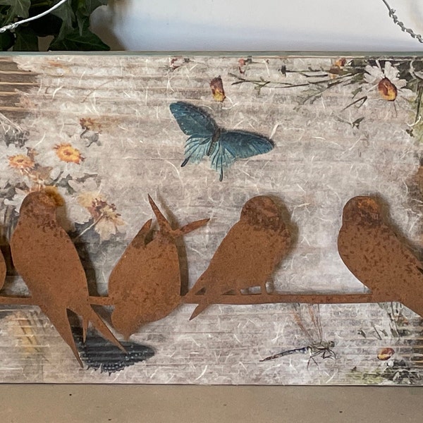 Decoupage Wall Decor - Etsy