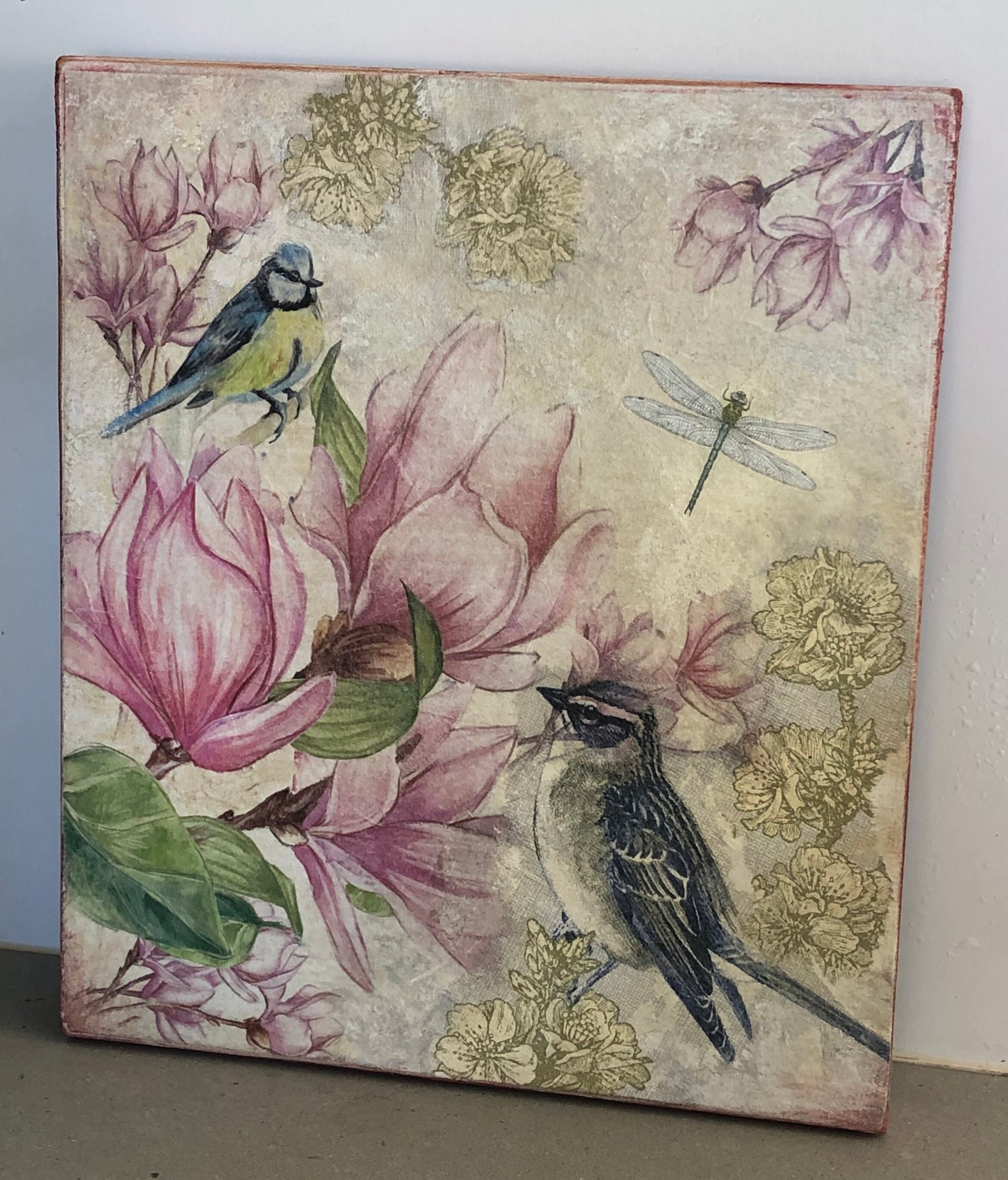 Decoupage Wall Hanging - Etsy