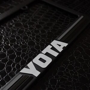 Grey Scheme TRD Retro Stripes Yota License Plate Frame for Toyota - Etsy
