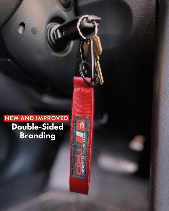 Red TRD Keychain Lanyard for Toyota, Metal Clip Key R… - Gem
