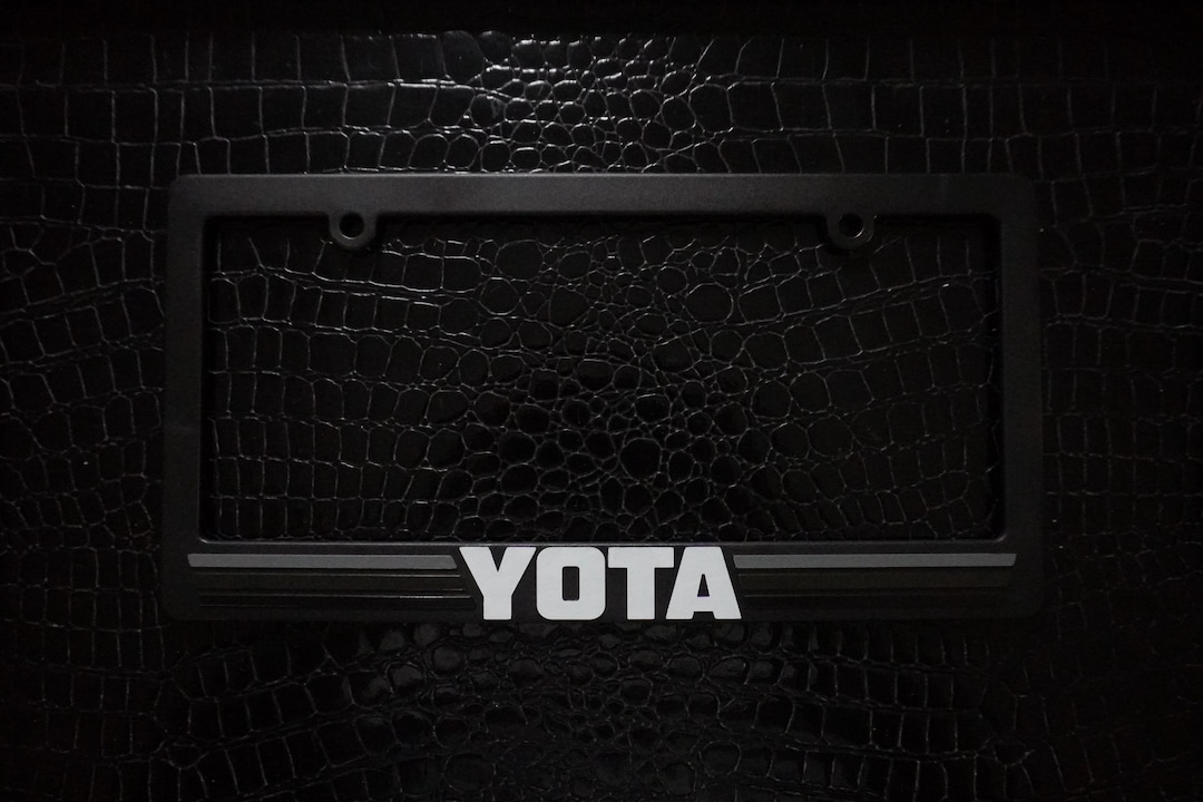 Grey Scheme TRD Retro Stripes Yota License Plate Frame for Toyota - Etsy