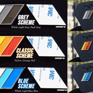 Tri-color TRD Style Badge Emblems for Toyota, 3M Adhesive Tape - Etsy