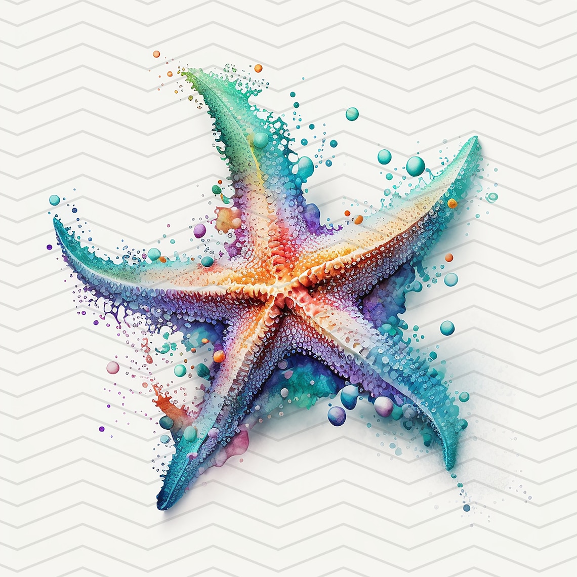 Beach Clipart Set Summer Beach Clipart Starfish Wall Decor - Etsy