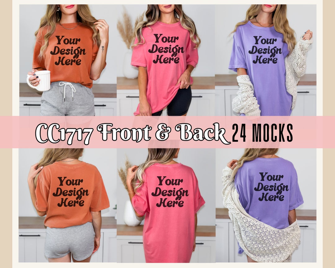 Comfort Colors Mockup Bundle Comfort Colors Mock up Bundle C1717 Mockup ...