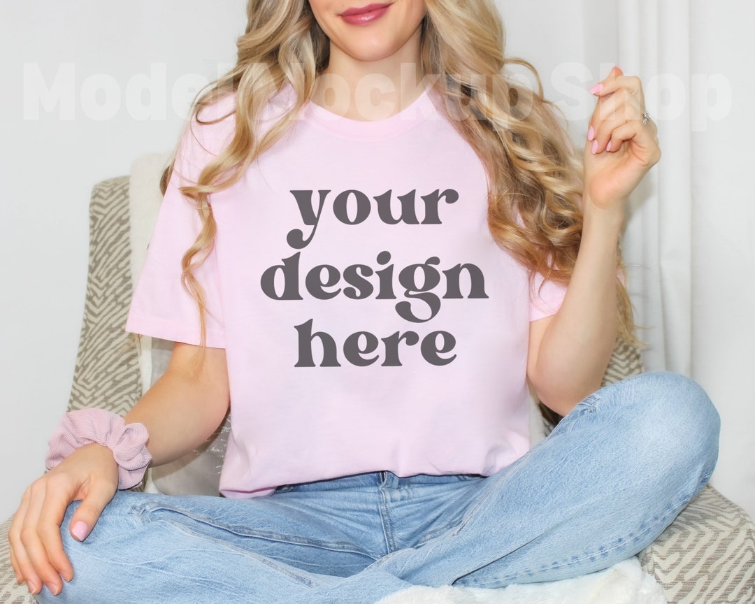 Comfort Colors C1717 Blossom Mockup, C1717 Mockup, T Shirt Mock Up ...