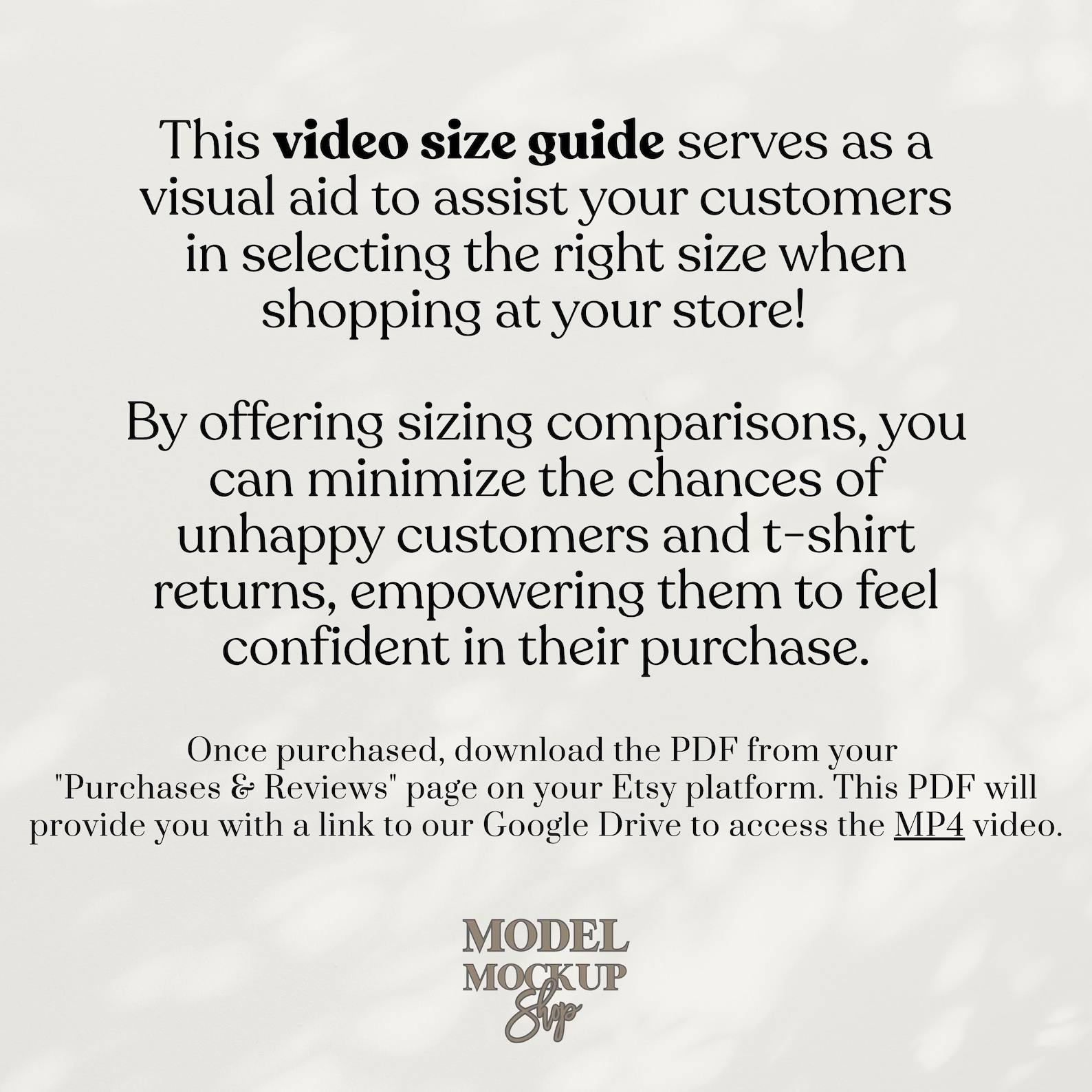 Bella Canvas 3001 Video Size Chart, BC3001 Video Mockup, Real Model ...