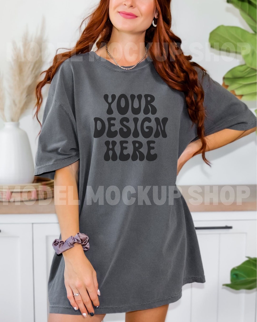 Comfort Colors C1717 Pepper Shirt Mockup, Pepper Comfort Colors ...