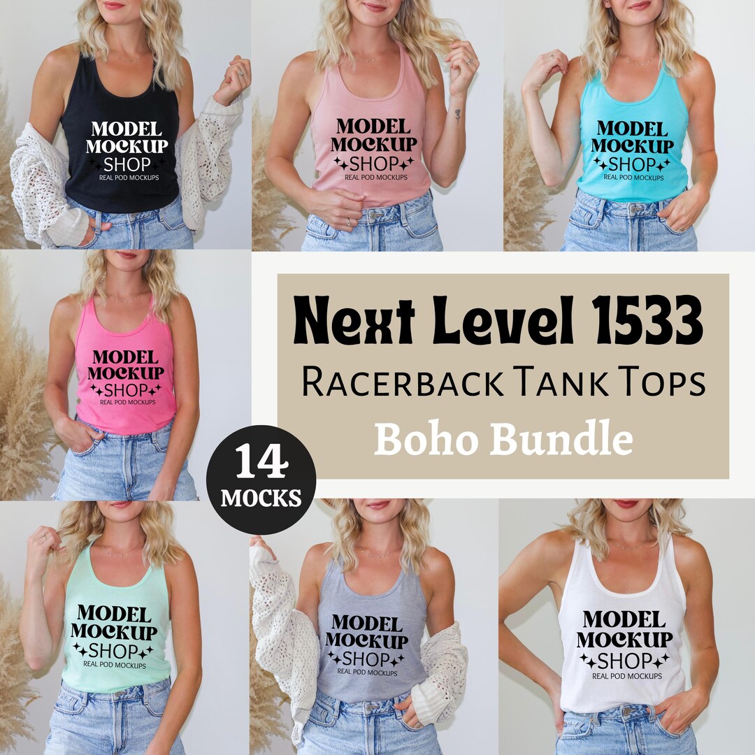 Next Level 1533 Mockup Bundle Boho Mockup Bundle Summer Mockup Bundle ...