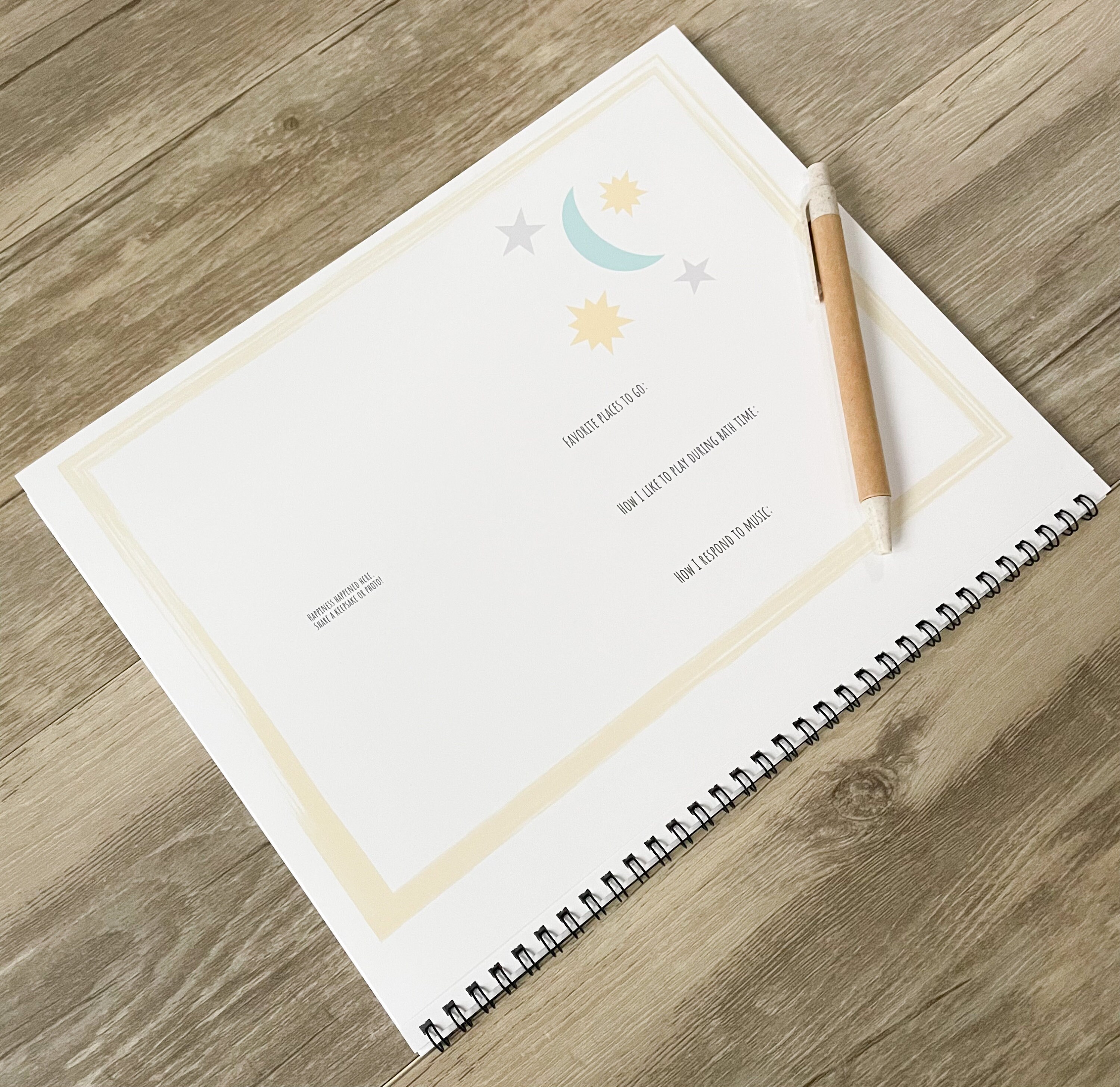 Baby's First Year Keepsake Calendar: Milestone Memory Book - Etsy