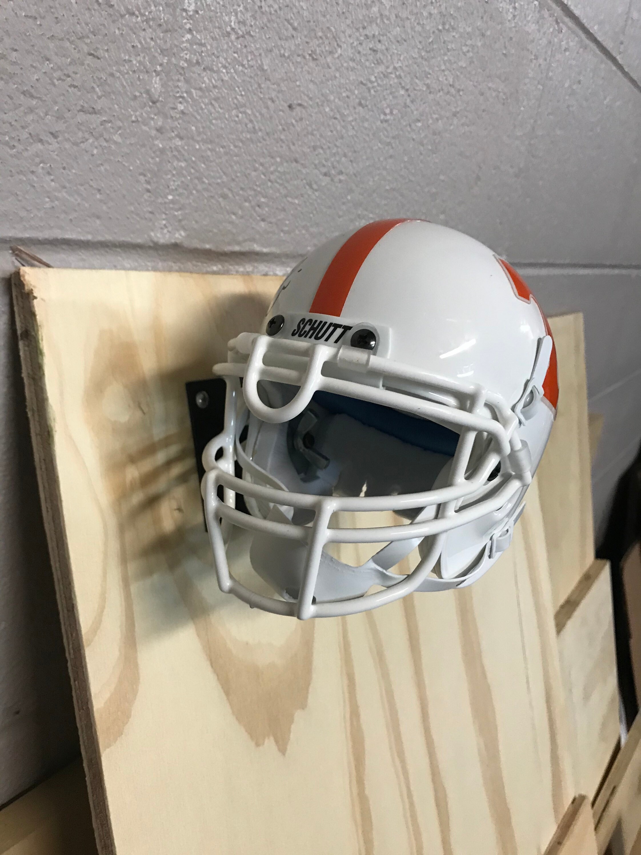 Hidden Wall Mount for Mini Football Helmets - Etsy