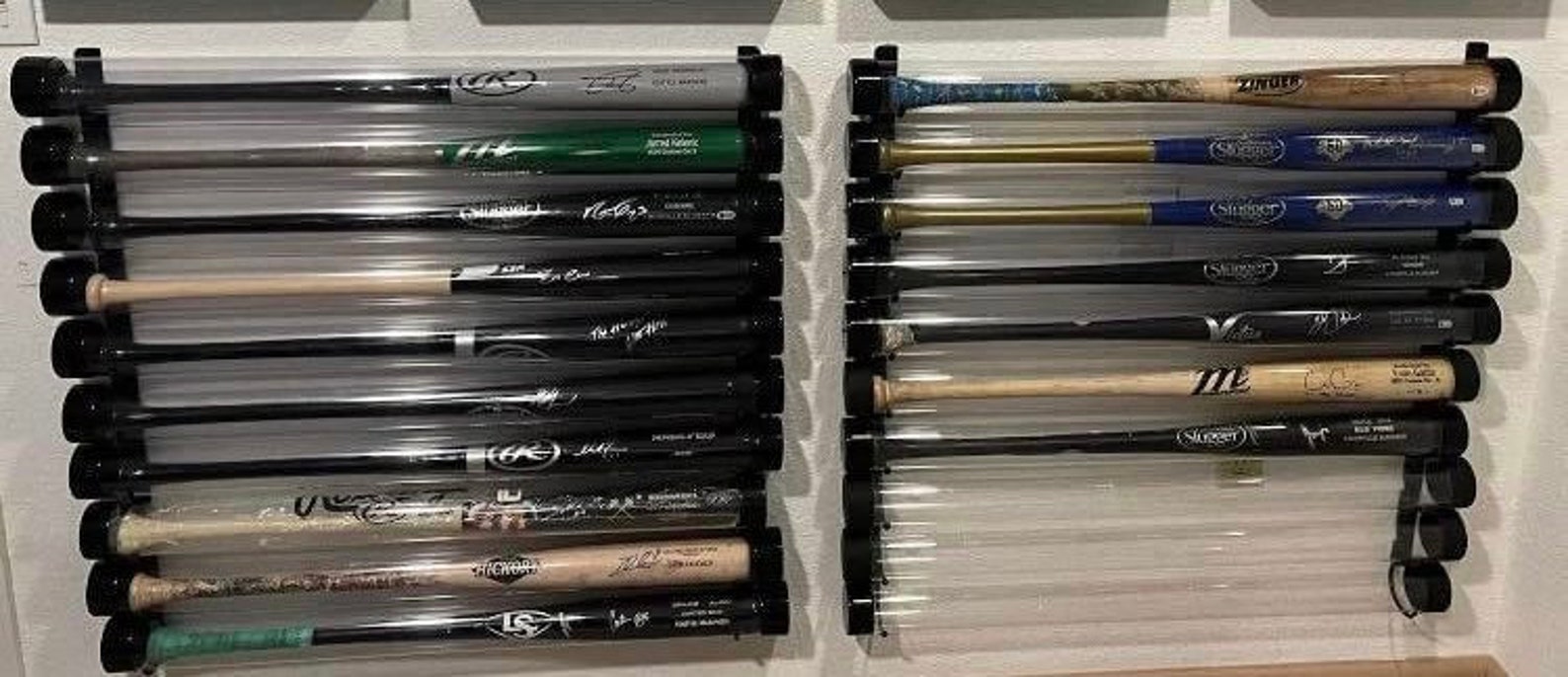 Baseball Bat Display Rack for Display Tubes 8 Bat Display - Etsy